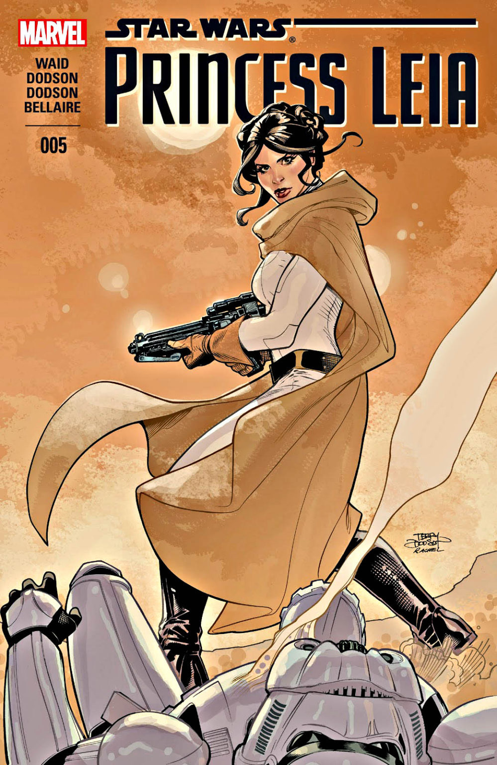 Terry & Rachel Dodson — Leia Steps Up – Greg Goldstein's Comic Art Gallery