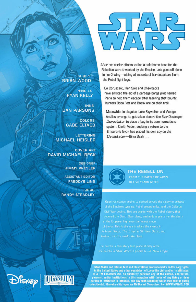 Ryan Kelly & Dan Parsons — Leia Flies In – Greg Goldstein's Comic Art ...